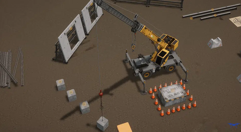 Intellia Rough Terrain Crane Simulator | Tech-Labs
