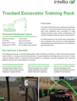 Intellia Tracked Excavator Simulator | Tech-Labs